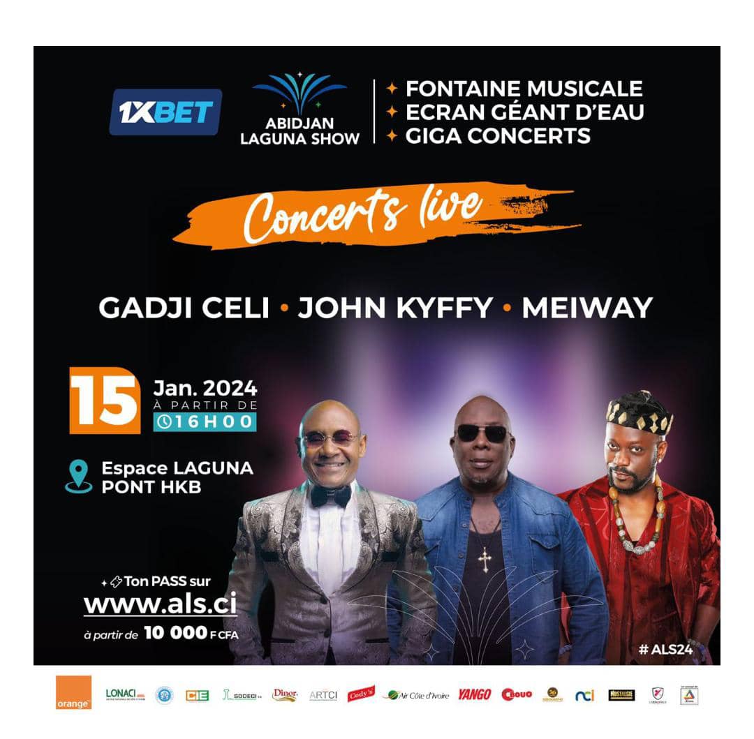 ALS 2024 - CONCERT GADJI - JOHN KIFFY - MEIWAY - BILLETIC