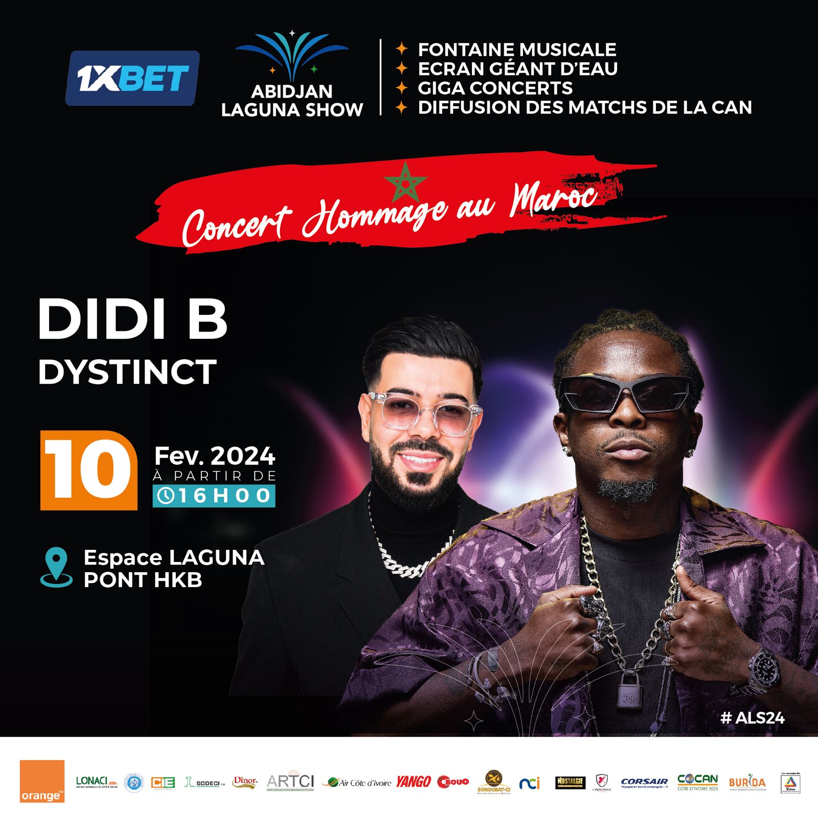 ALS CONCERT / DYSTINCT - DIDI B - BILLETIC